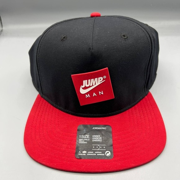 Jordan | Accessories | Air Jordan Pro Hat Men Black Red Jumpman Nike ...